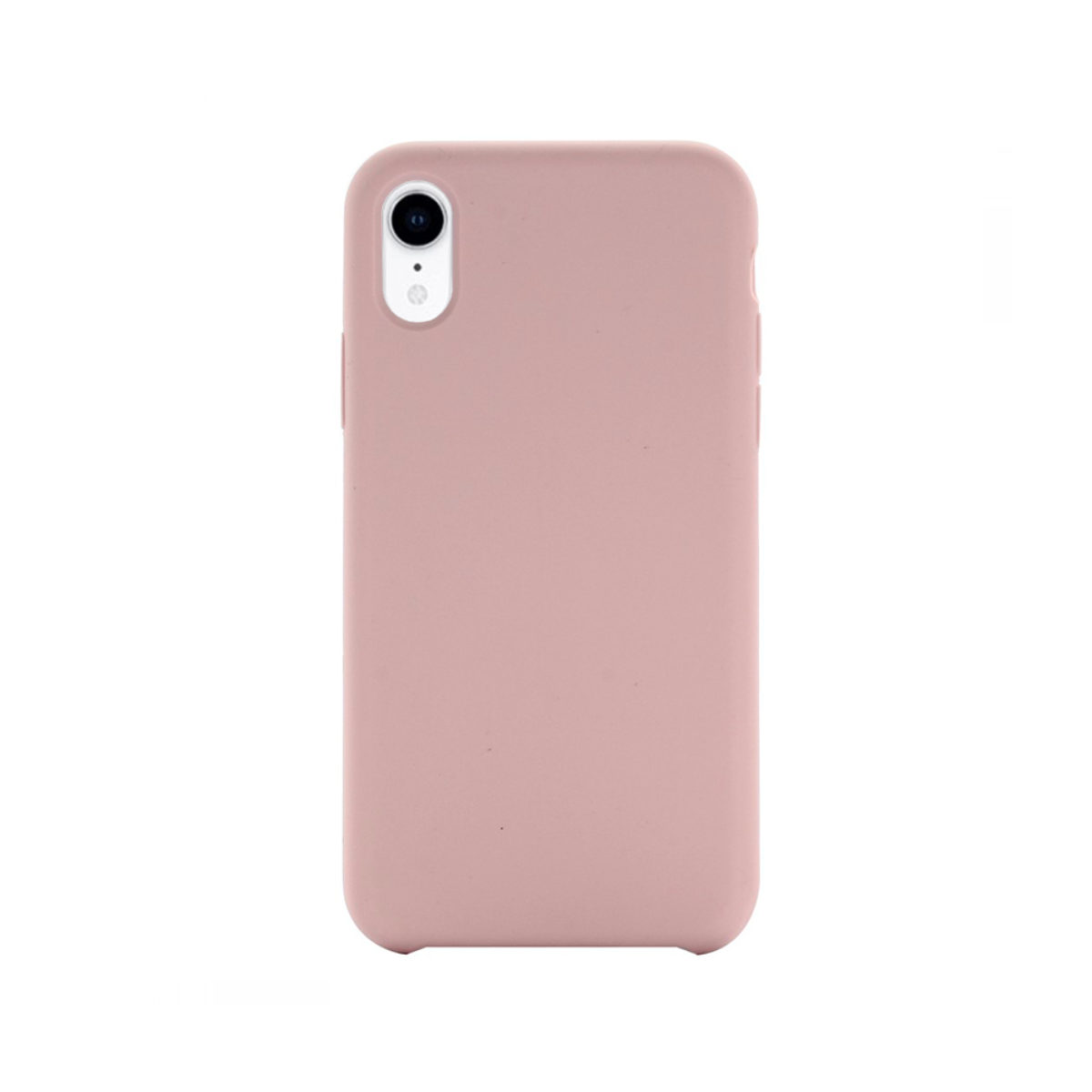 COQUE IPHONE XR SILICONE COLOR ROSE flapcase.com